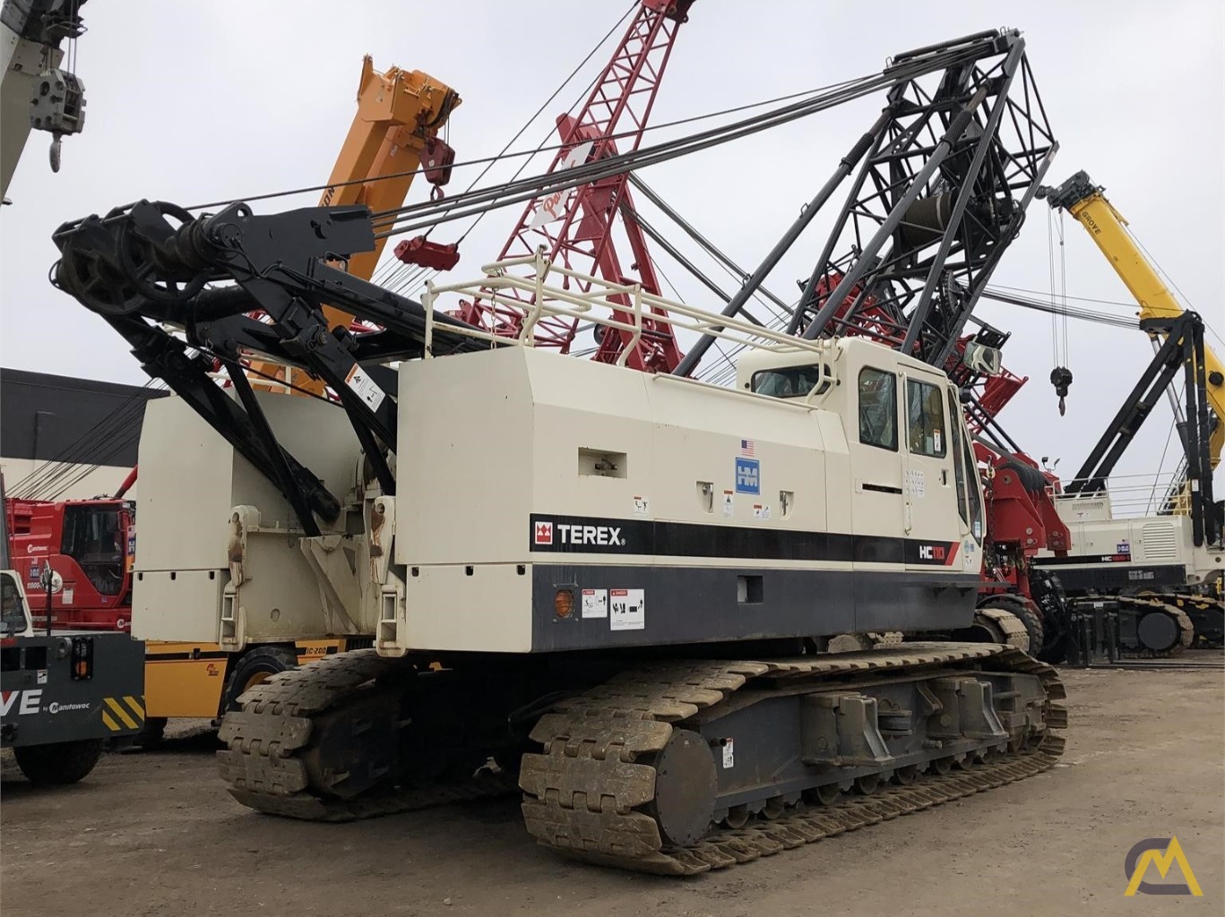 Terex American HC 110 110-Ton Crawler Lattice Boom Crane For Sale ...