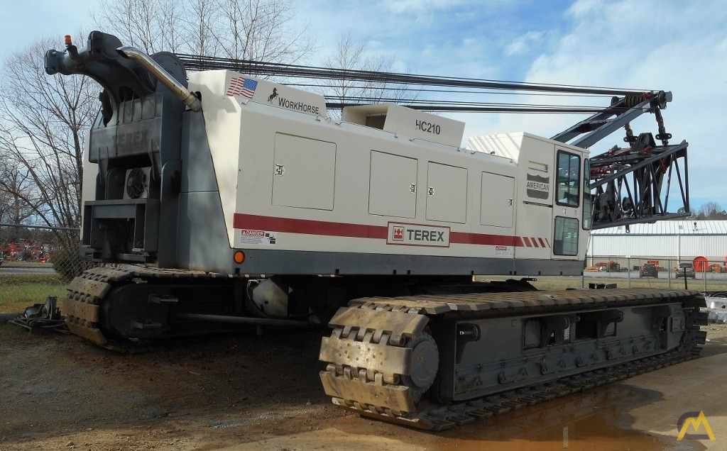 Terex American HC210 210-Ton Lattice Boom Crawler Crane For Sale Hoists ...