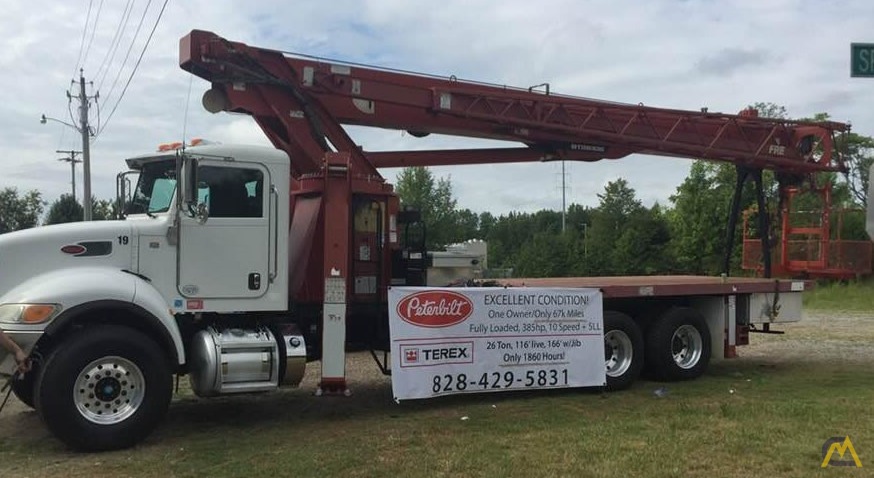 Terex BT 26106 26-Ton 116' boom (50' Jib); 2012 Peterbilt w/ Low Miles ...