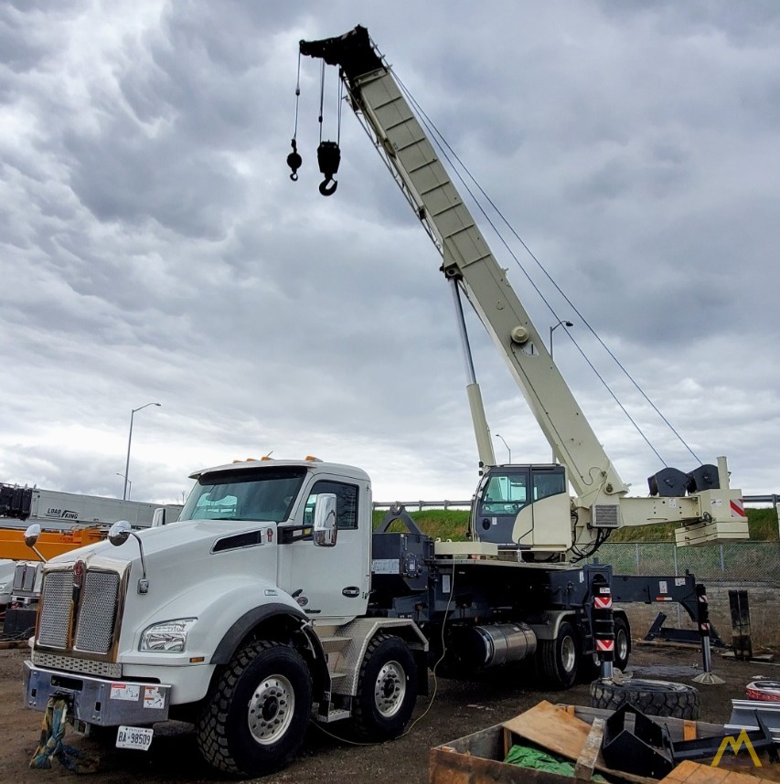 Terex Crossover 8000 80-Ton Boom Truck Crane on Kenworth T880 For Sale ...