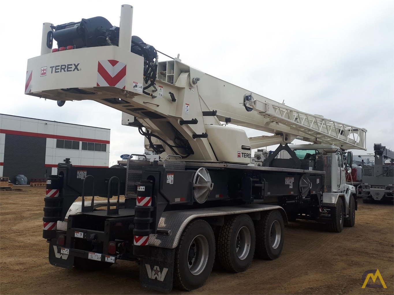 Terex Crossover 8000 80-Ton Boom Truck Crane on Kenworth T880 For Sale ...