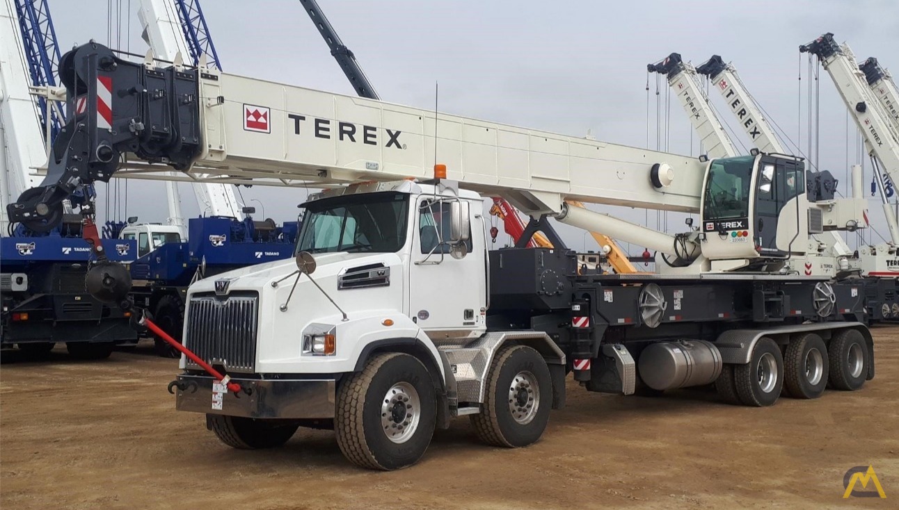 Terex Crossover 8000 80-Ton Boom Truck Crane on Kenworth T880 For Sale ...