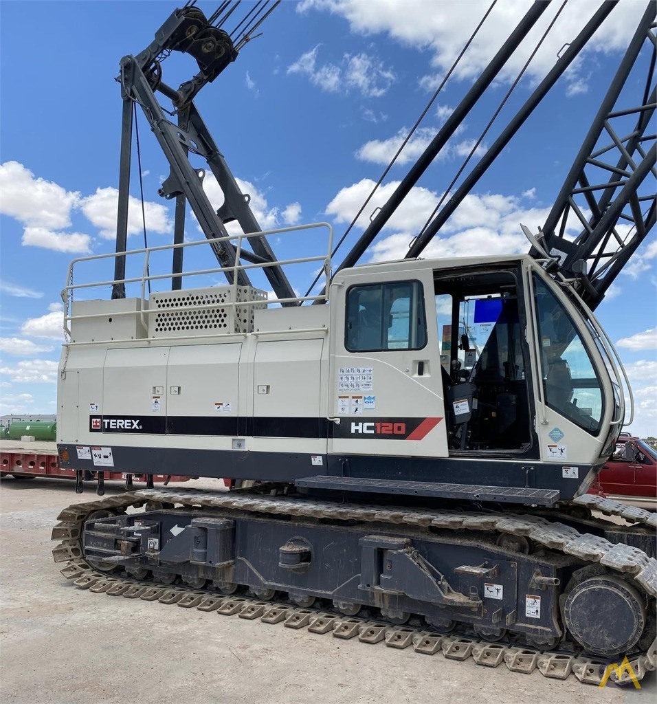 Terex HC 120 120-Ton Lattice Boom Crawler Crane For Sale Hoists ...