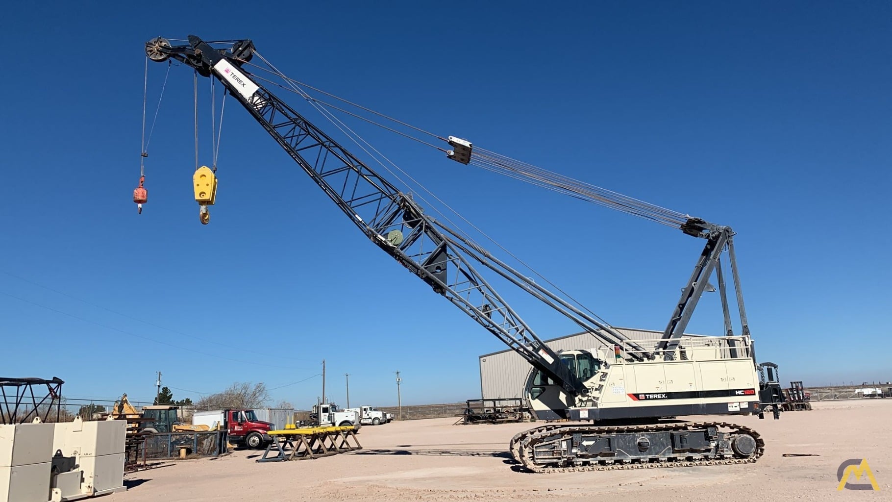 Terex HC 120 120-Ton Lattice Boom Crawler Crane For Sale Hoists ...
