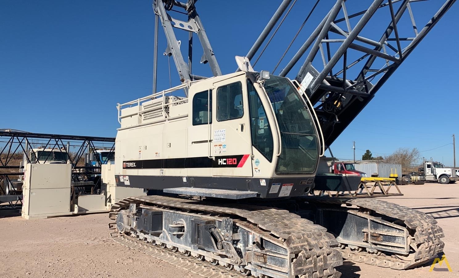 Terex HC 120 120-Ton Lattice Boom Crawler Crane For Sale Hoists ...