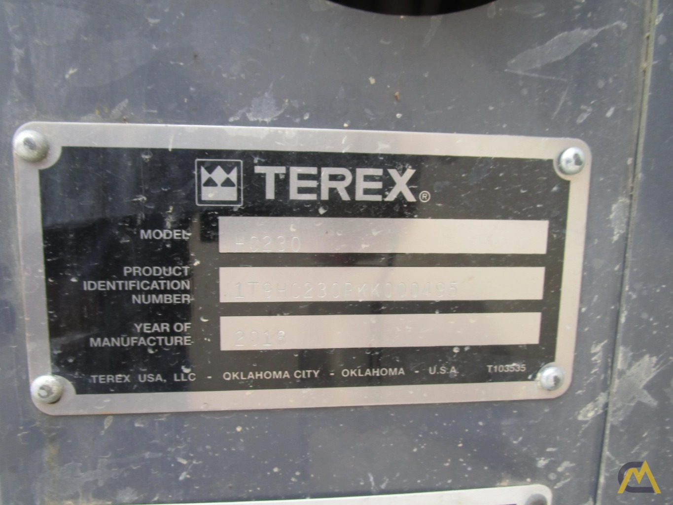 Terex HC 230 230-Ton Lattice Boom Crawler Crane For Sale Hoists ...