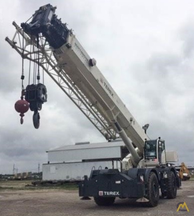 Terex Quadstar 1100 110-Ton Rough Terrain Crane For Sale or Rent Hoists & Material Handlers 3518 ...