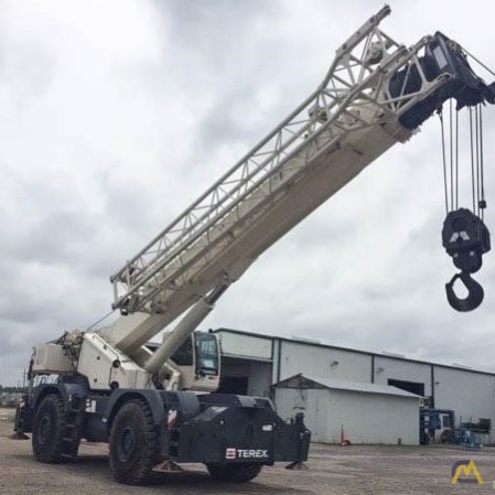 Terex Quadstar 1100 110-Ton Rough Terrain Crane For Sale or Rent Hoists & Material Handlers 3518 ...