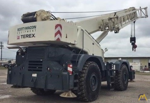 Terex Quadstar 1100 110-Ton Rough Terrain Crane For Sale or Rent Hoists & Material Handlers 3518 ...