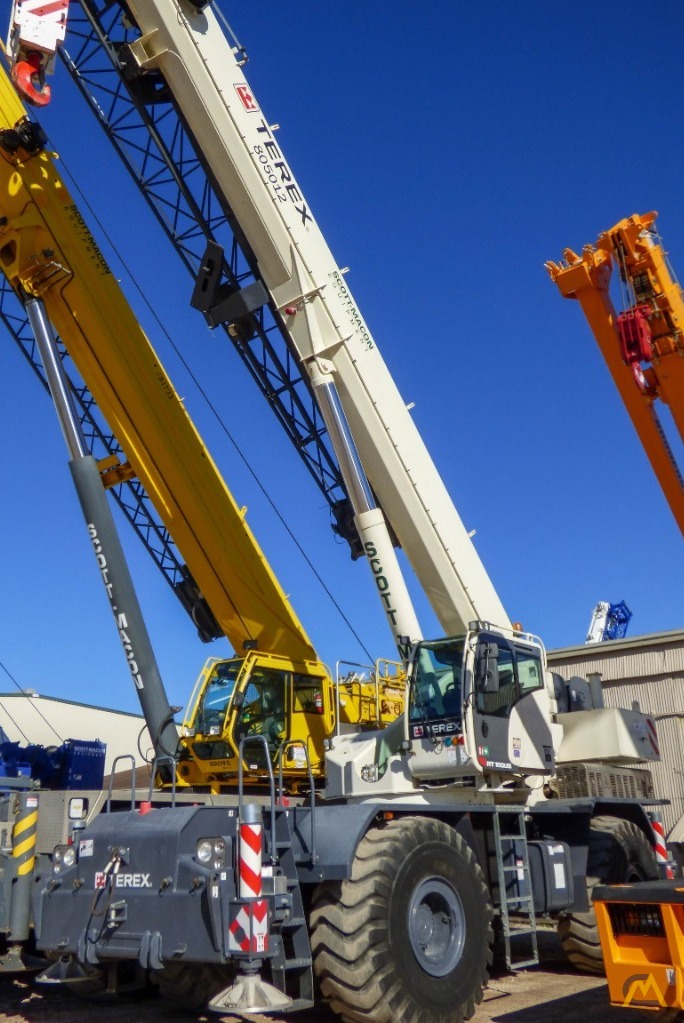 Terex RT 100US 100-Ton Rough Terrain Crane For Sale or Rent Hoists ...