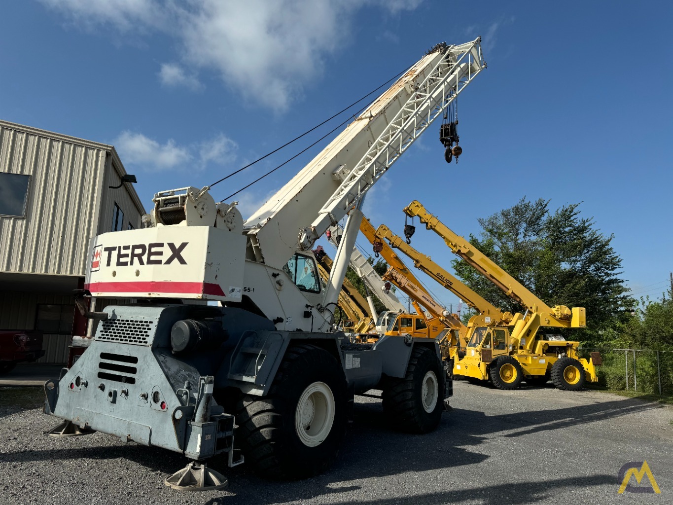 Terex RT 555-1 55-Ton Rough Terrain Crane For Sale Hoists & Material ...