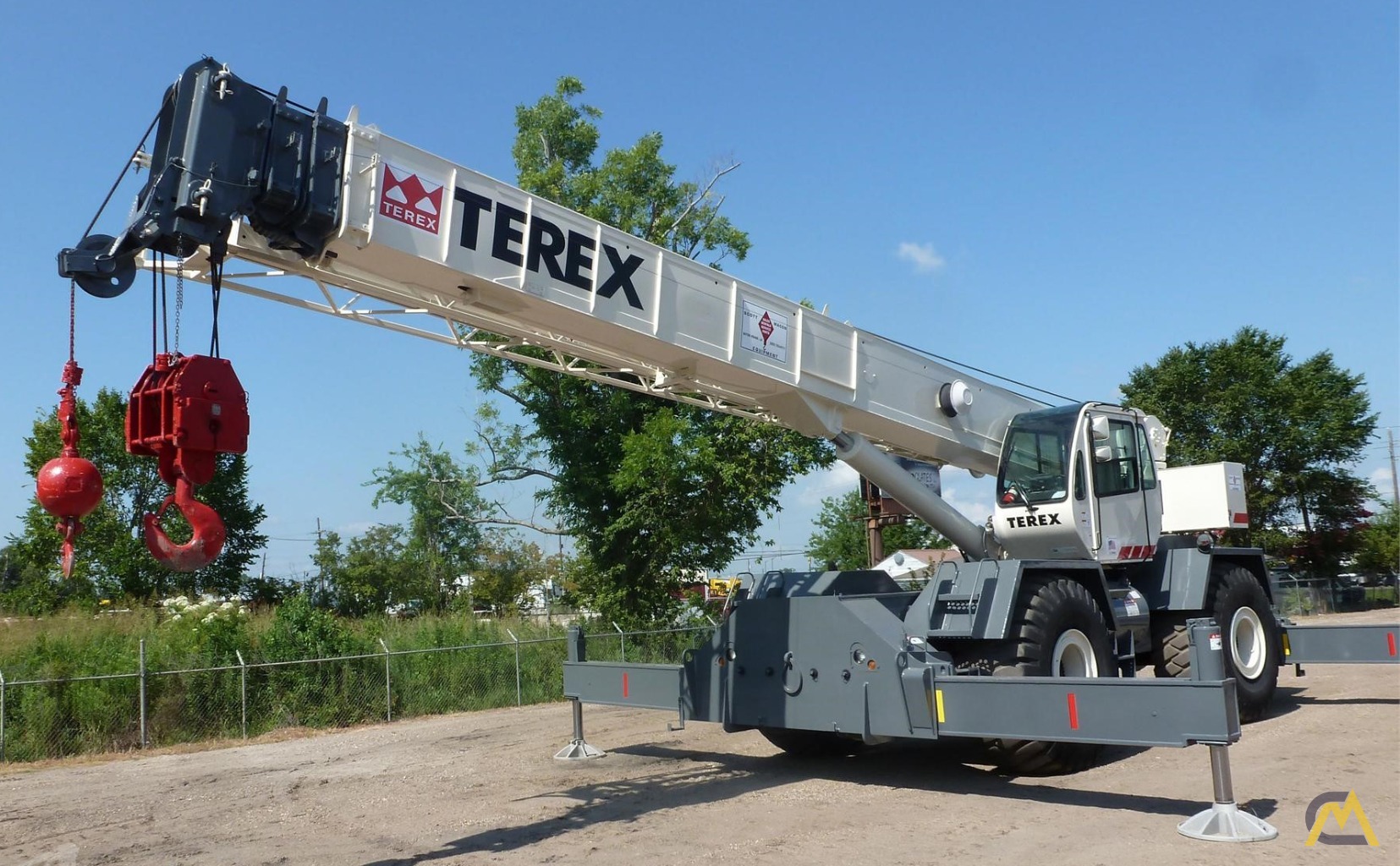 Terex RT 665 65-ton Rough Terrain Crane For Sale Hoists & Material Handlers 10853 CraneMarket