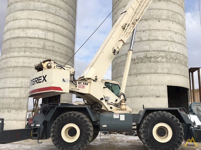 Terex RT 780 80-Ton Rough Terrain Crane For Sale Hoists & Material ... Terex RT 780 80-Ton Rough Terrain Crane For Sale Hoists & Material ...