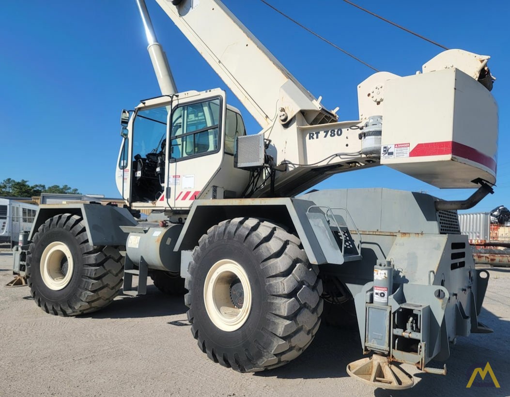 Terex RT 780 Rough Terrain Crane For Sale Hoists & Material Handlers 18442 CraneMarket