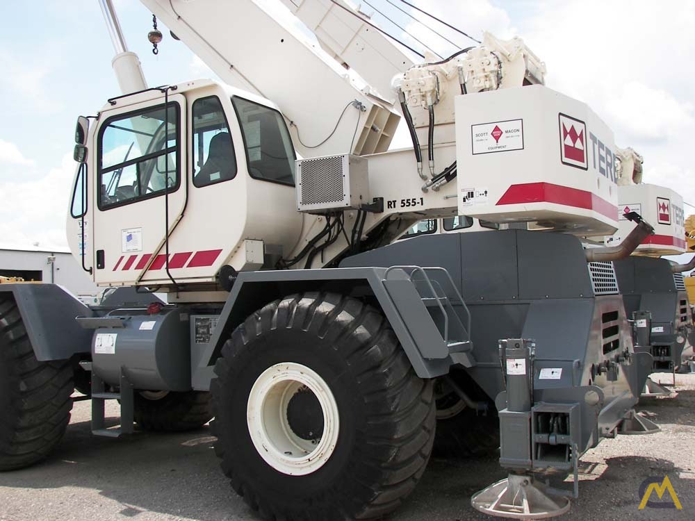 Terex RT555-1 55-Ton Rough Terrain Crane For Sale Hoists & Material ...