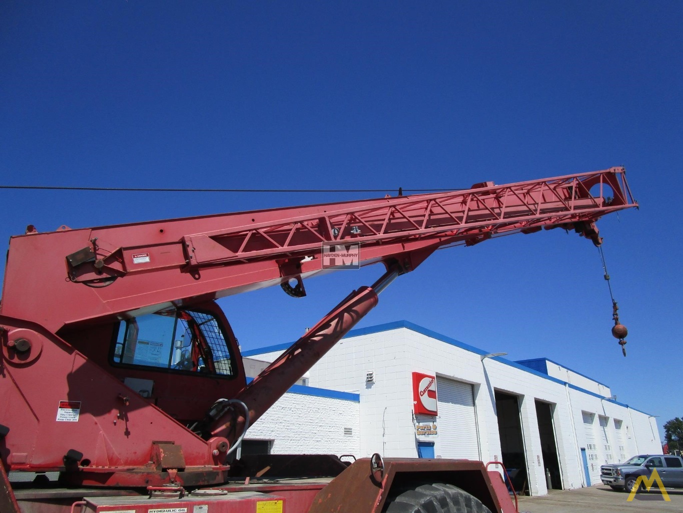 Terex RT555 55-Ton Rough Terrain Crane For Sale Hoists & Material ...