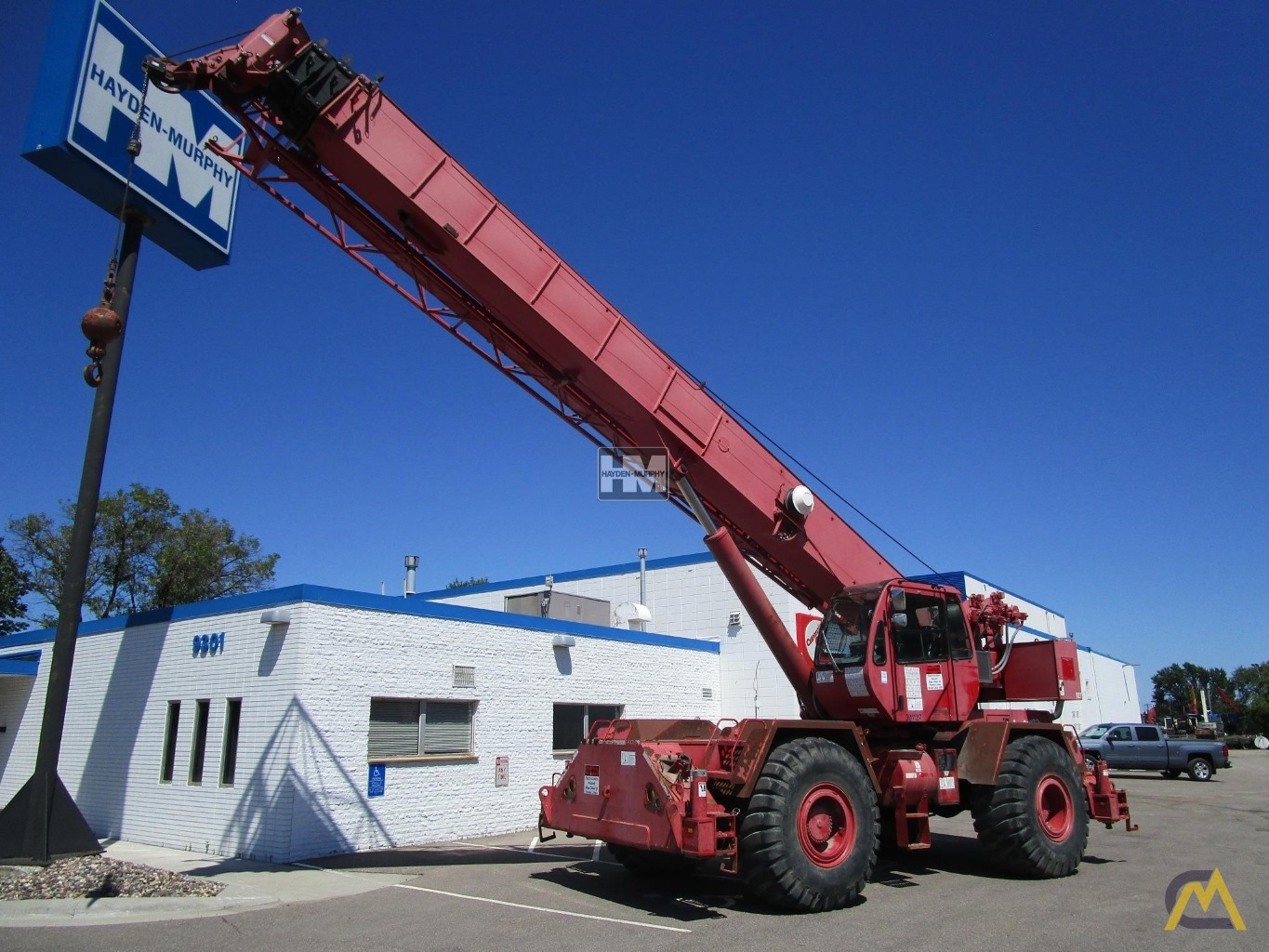Terex RT555 55-Ton Rough Terrain Crane For Sale Hoists & Material ...