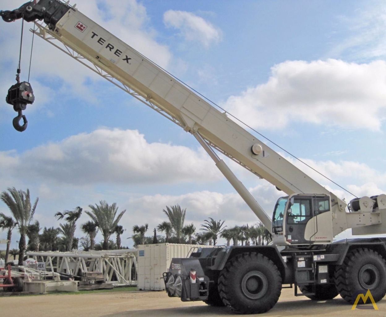 Terex RT780-1 80-Ton Rough Terrain Crane For Sale Hoists & Material ...