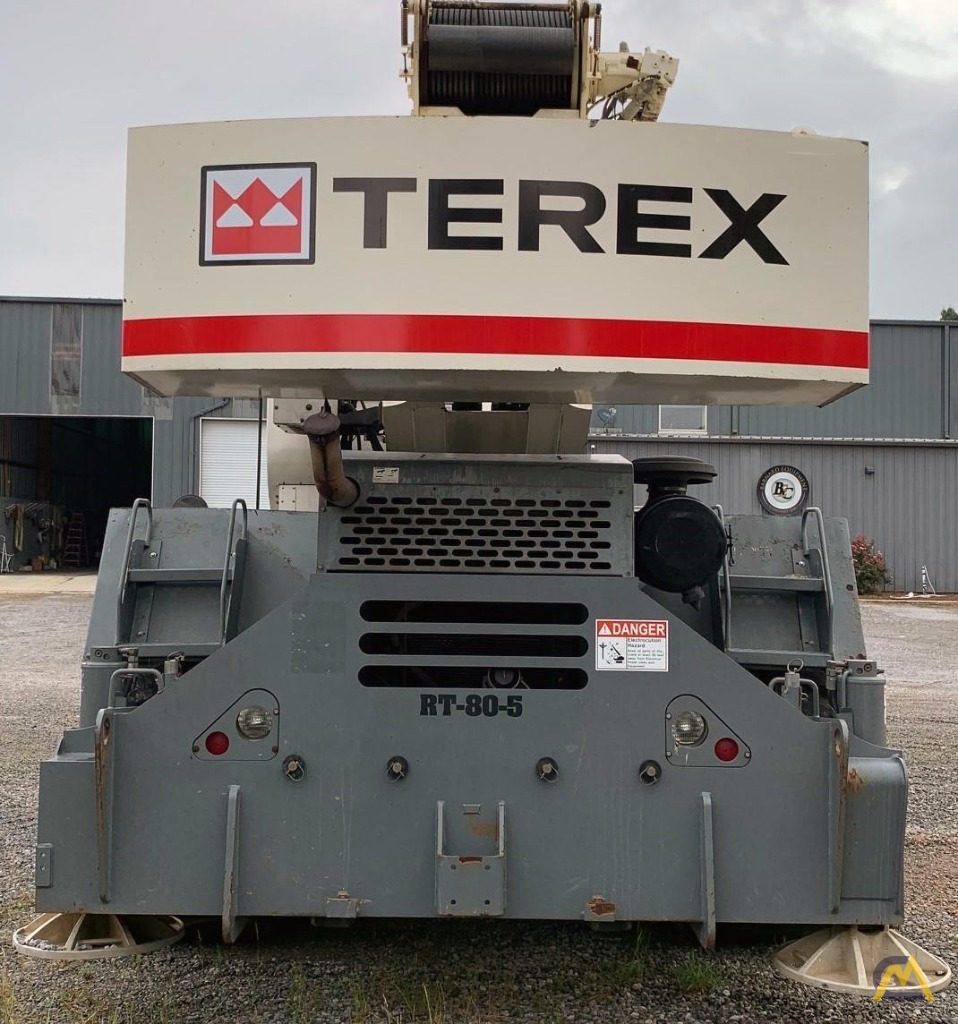 Terex RT780 80-Ton Rough Terrain Crane For Sale Hoists & Material Handlers 12105 CraneMarket