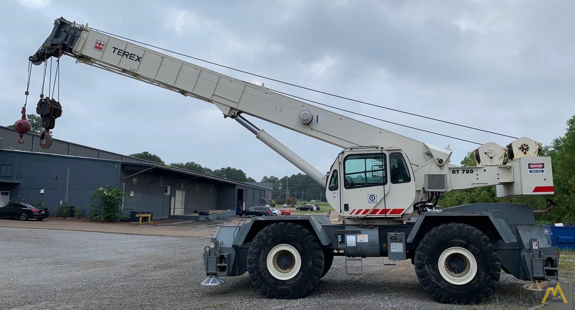 Terex RT780 80-Ton Rough Terrain Crane For Sale Hoists & Material Handlers 12105 CraneMarket