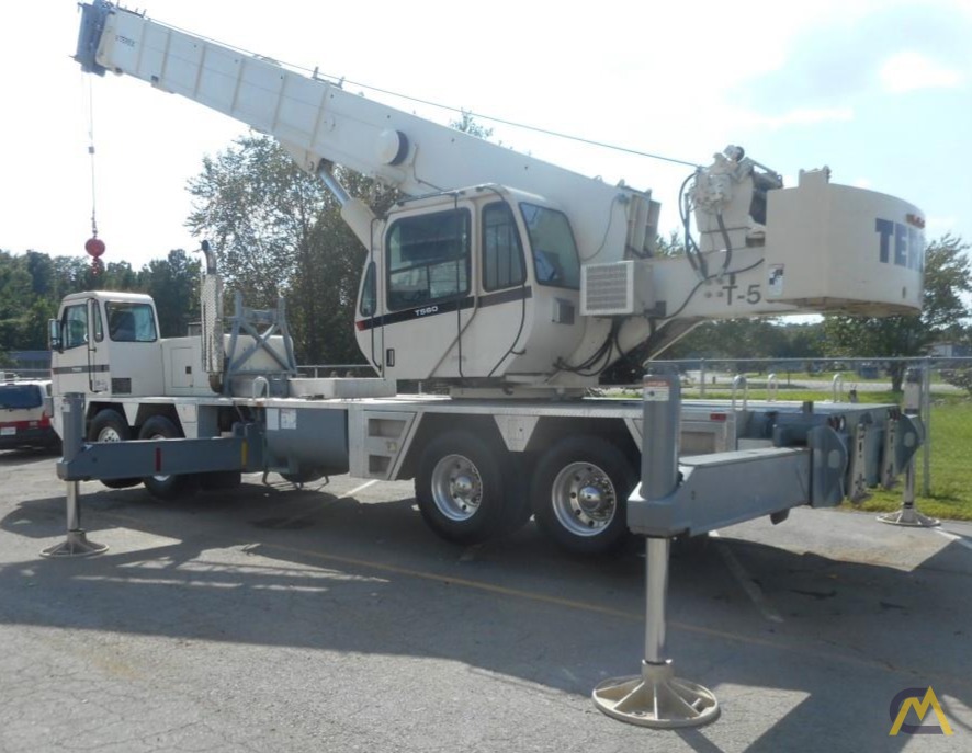 Terex T560 60-Ton Telescopic Boom Truck Crane For Sale Hoists ...