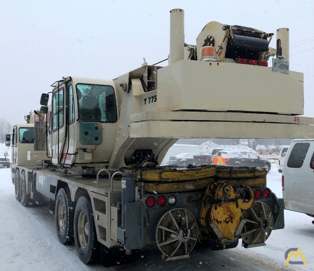 Terex T775 75-Ton Telescopic Boom Truck Crane For Sale or Rent Hoists ...