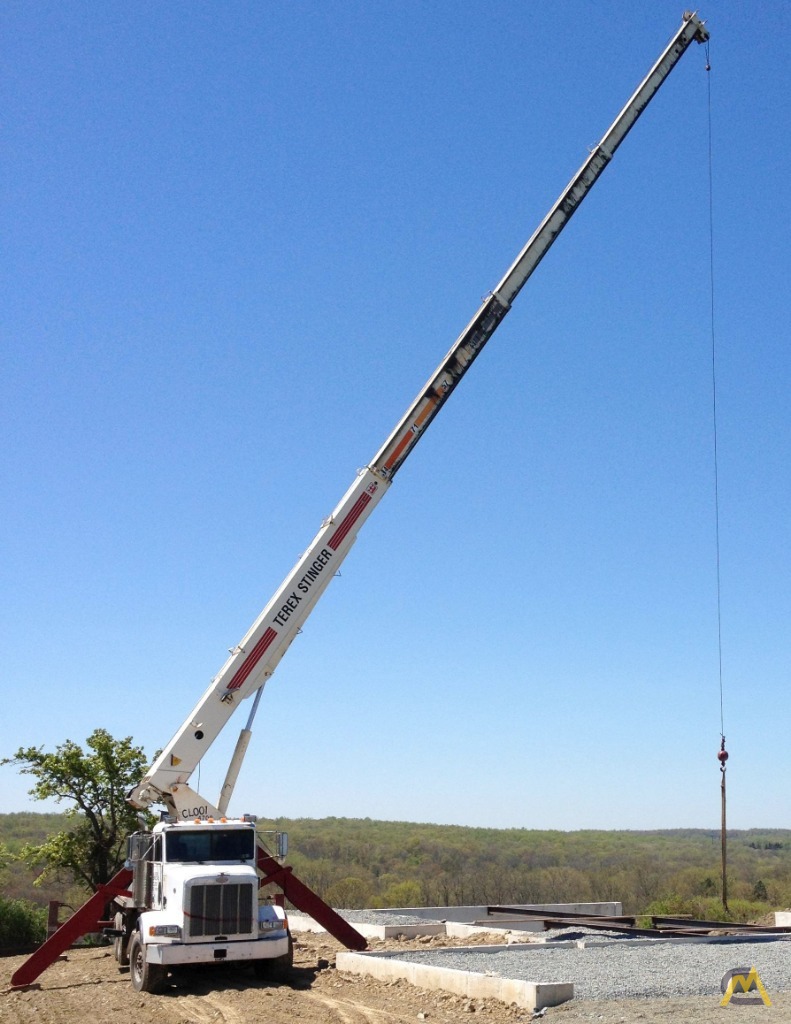 SOLD Terex (Simon-Ro) TC 4792 23.5-ton Boom Truck Crane on Peterbilt ...