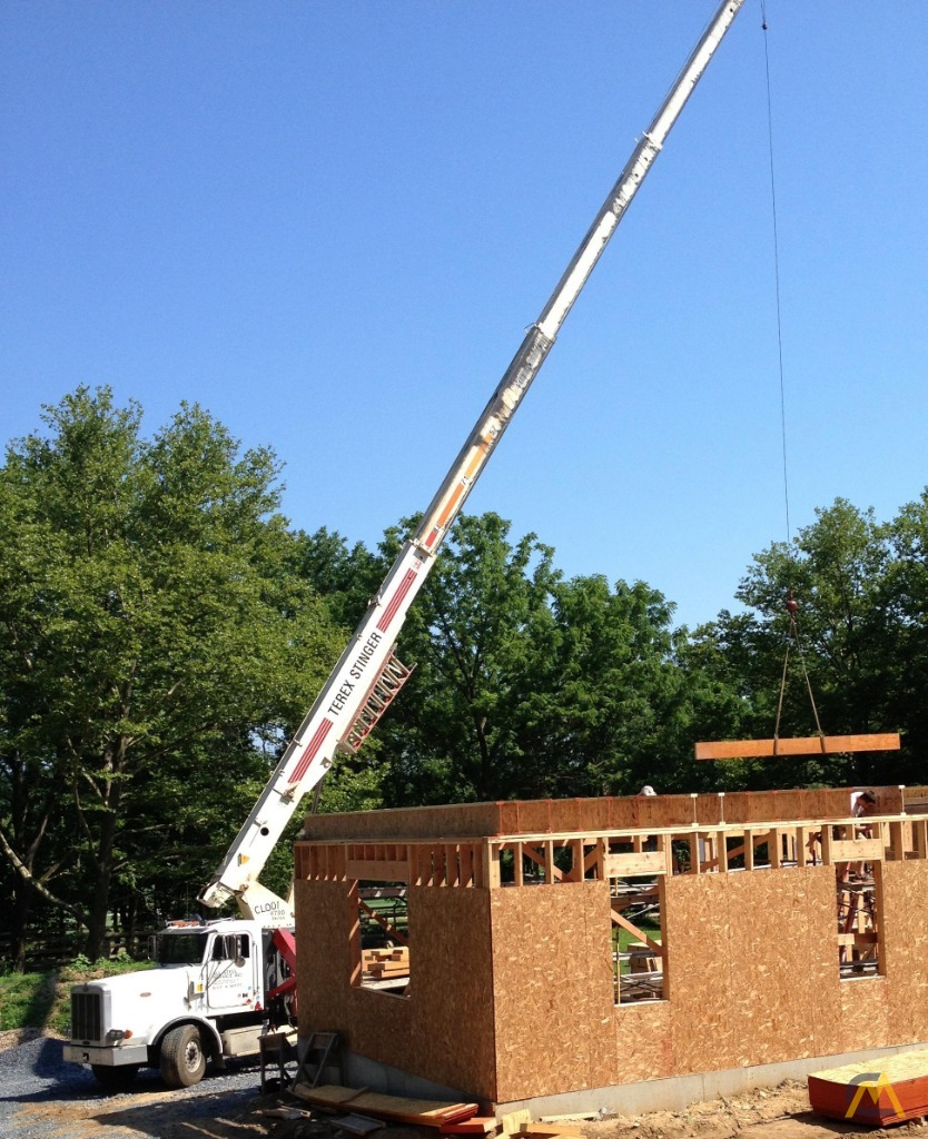 SOLD Terex (Simon-Ro) TC 4792 23.5-ton Boom Truck Crane on Peterbilt ...