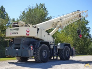Terex Quadstar 1100 110-Ton Rough Terrain Crane For Sale or Rent Hoists & Material Handlers ...