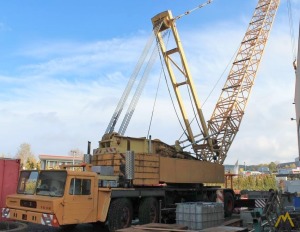 140t Demag TC 600 Lattice Boom Truck Crane For Sale Hoists & Material ...