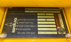 RopeBlock 18-Ton 3-Sheave Hook Block For Sale Blocks Parts Attachments ...