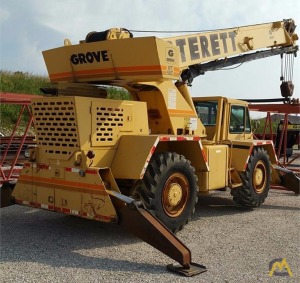 Grove RT58C 18-Ton Down Cab Rough Terrain Crane For Sale Hoists ...
