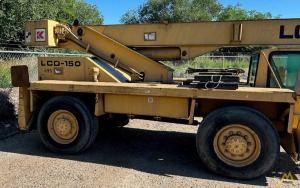 2000 Lorain LCD 150 15-Ton Down Cab Rough Terrain Crane For Sale Hoists & Material Handlers ...