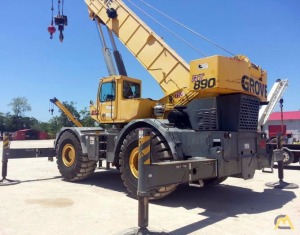 Grove RT890 90-ton Rough Terrain Crane For Sale Hoists & Material ...