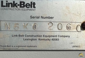 2010 Link-Belt 218 HSL 110-Ton Lattice Boom Crawler Crane For Sale ...