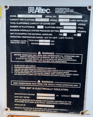 2013 Altec AM900-E100 Articulating Aerial Bucket Truck For Sale ...