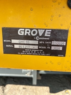 Grove GHC55 Telescopic Boom Crawler Crane For Sale or Rent Hoists ...