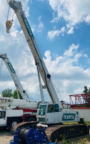 2009 Mantis 8012 40-Ton Telecrawler For Sale Crawler Cranes Hoists ...