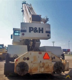 50t P&H Century 150 Rough Terrain Crane For Rent Hoists & Material ...