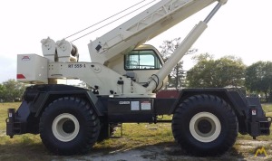 55t Terex RT555-1 Rough Terrain Crane For Sale Hoists & Material ...