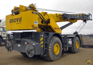 80t Grove RT880E Rough Terrain Crane For Sale Hoists & Material ...