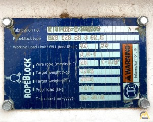 RopeBlock 90-Tons Hook Block For Sale Blocks Parts Attachments ...