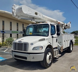 Altec AM55-MH Over-Center Material Handling Bucket Truck on 2017 Freightliner M2 106 For Sale ...