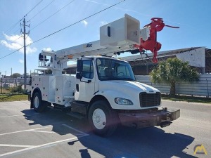 Altec DM47B-TR Digger Derrick on 2014 Freightliner M2 106 Utility Truck ...