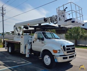 Altec LS63 Sign Crane on 2012 Ford F750 Reg Cab Flatbed Truck For Sale ...
