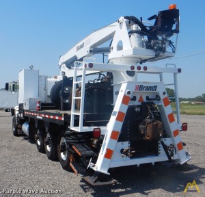 Brandt 3028 Grapple Loader Crane on Peterbilt 357 For Sale Hoists ...