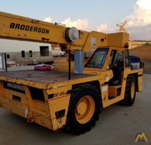 Carry Deck Industrial Cranes Broderson Specifications CraneMarket