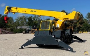 Grove RT58D Down Cab Rough Terrain Crane For Sale Hoists & Material ...
