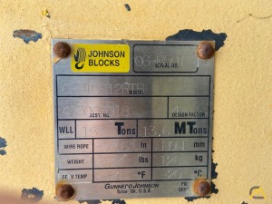 Johnson 15-Ton Hook Block For Sale Products Blocks Parts Attachments ...