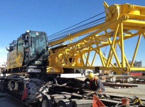 Kobelco CK1100G-2 110-Ton Lattice Boom Crawler Crane For Sale Hoists ...